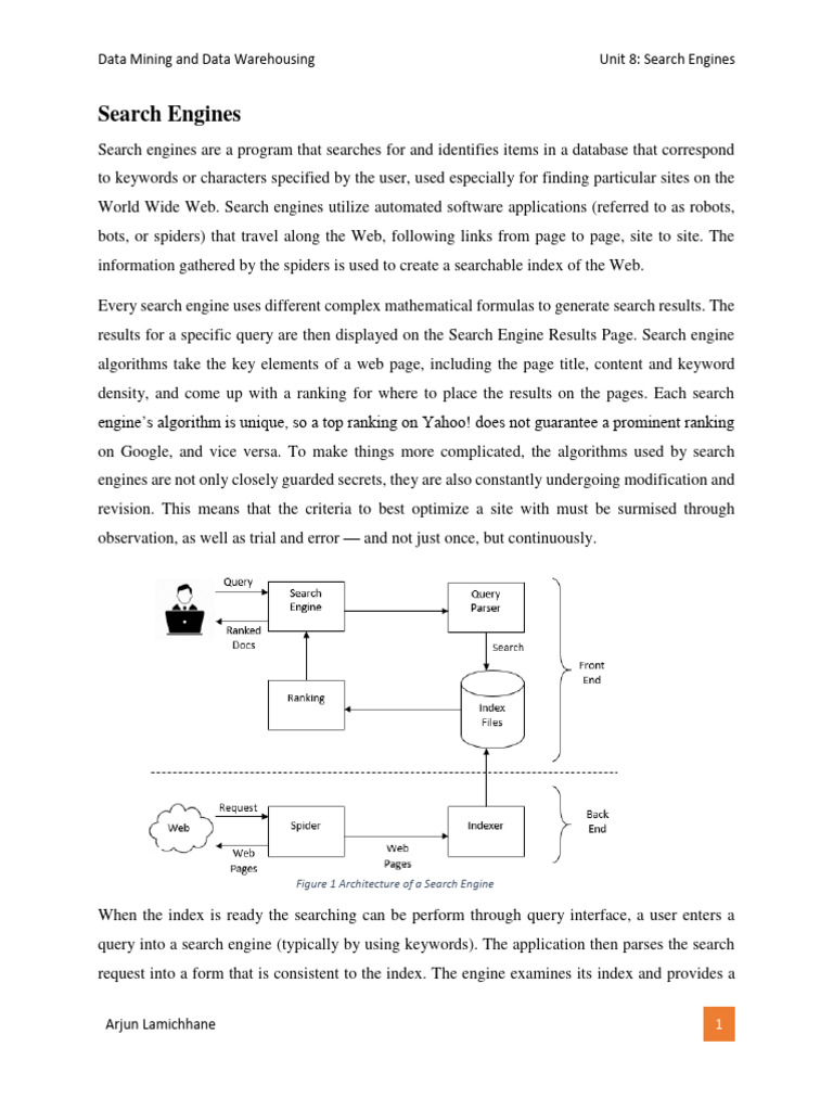 Unit 8 - Search Engines | PDF | Search Engine Optimization | Search ...