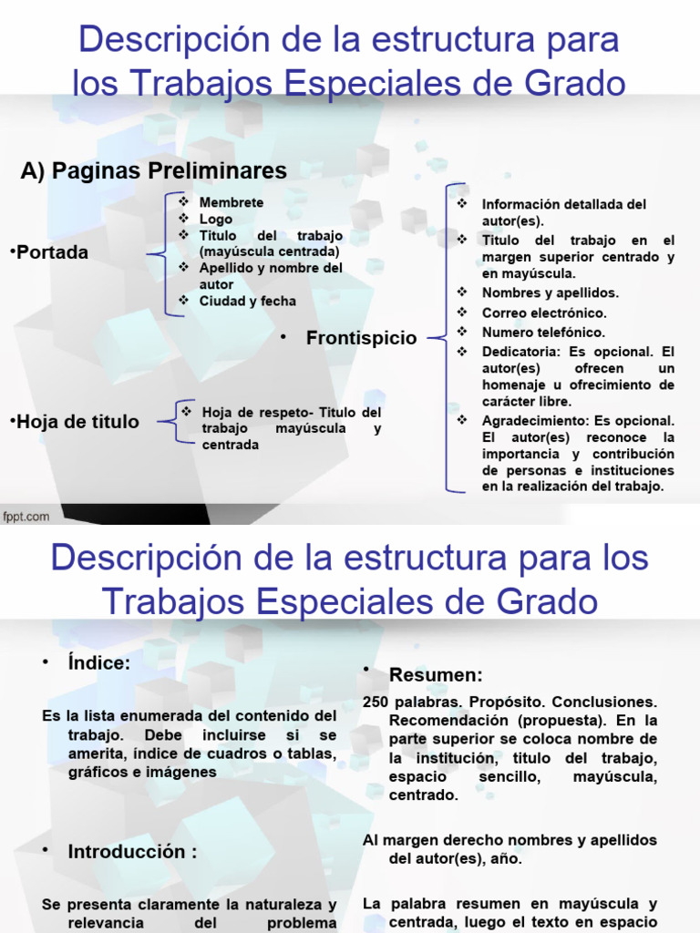 Normativa para TEG | PDF | Comillas | Puntuación