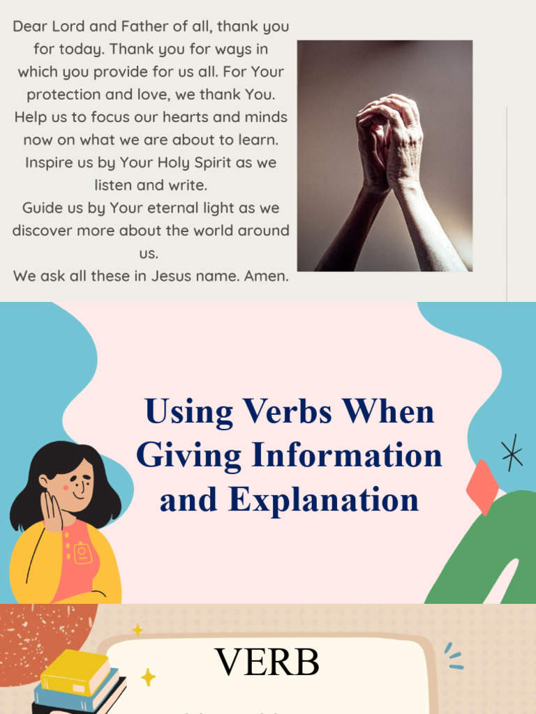 Using Verbs for Clear Explanations | PDF | Plural | Grammatical Number