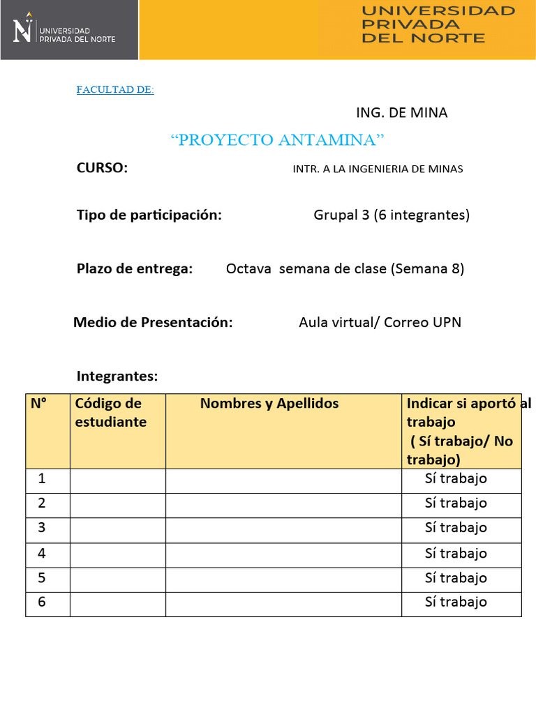 Proyecto Antamina: Exploración y Producción | PDF