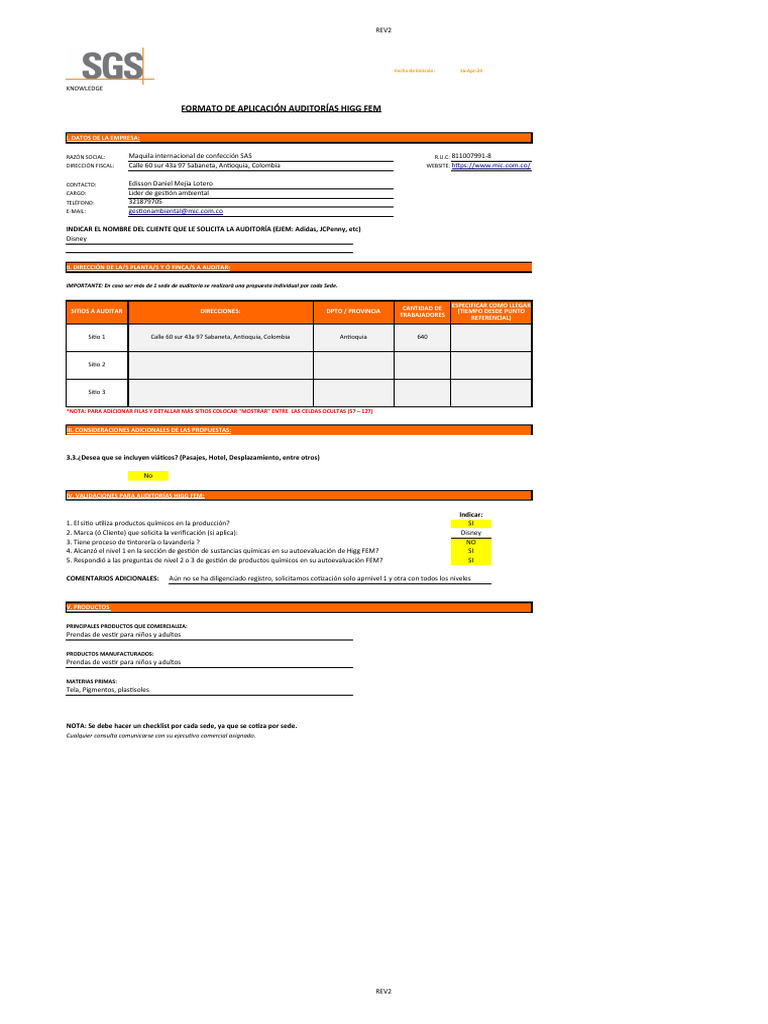 Q1 - Higg Fem | PDF | Auditoría | Bancos Q1 - Higg Fem | PDF | Auditoría | Bancos