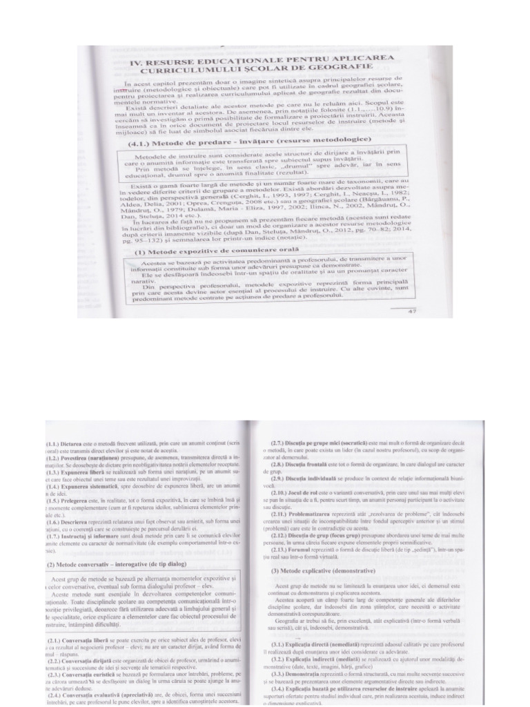 Metode Predare | PDF