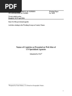 UN - LOCODE Code List by Country and Territory - UNECE | PDF | Encodings