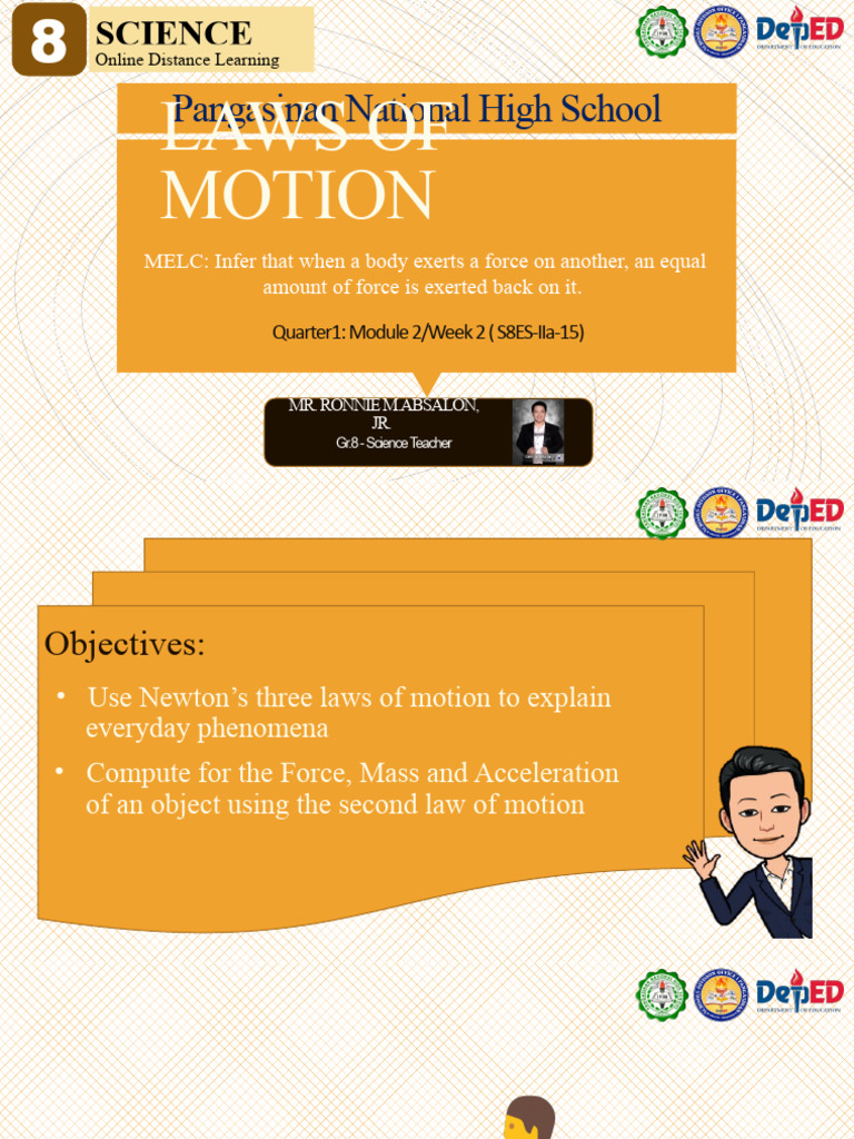 Lesson 2 Laws of Motion | PDF | Force | Inertia