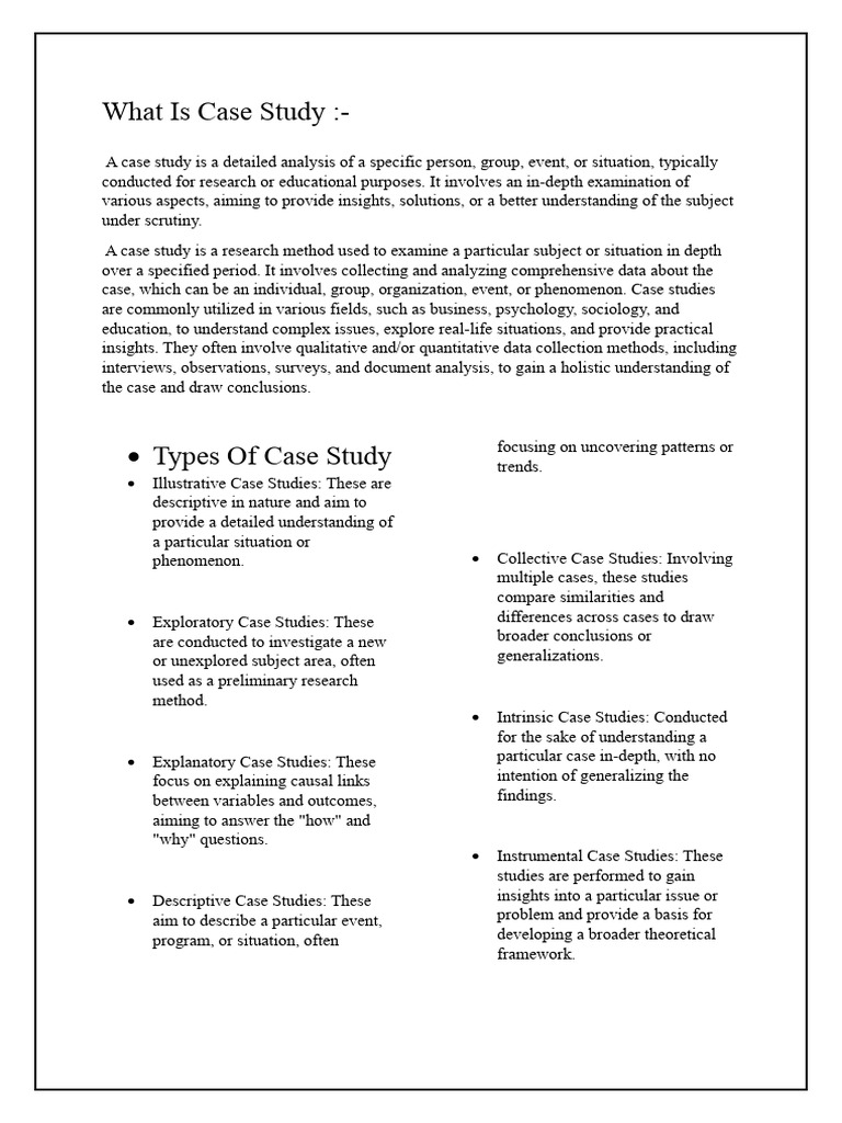 Sheetal Case Study | PDF | Case Study | Qualitative Research Sheetal Case Study | PDF | Case Study | Qualitative Research