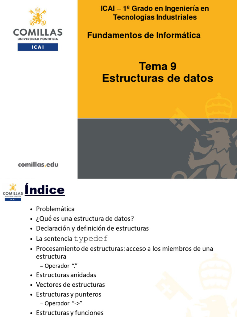 Estructuras de Datos en C: Guía Completa | PDF | Puntero (Programación de computadora ...