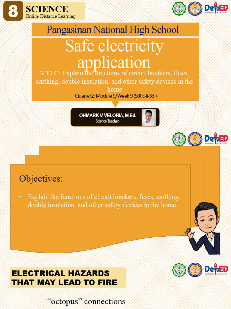 Lesson 9 Safe Electricity Application | PDF | Fuse (Electrical ...