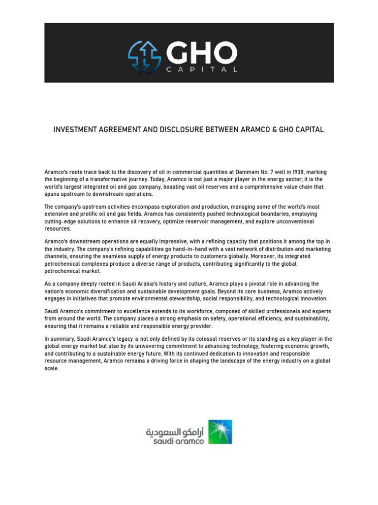 Aramco Contract AI | Download Free PDF | Price Of Oil | Petroleum