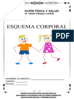 100 Fichas Esquema Corporal | PDF | Pierna humana | Cuerpo humano