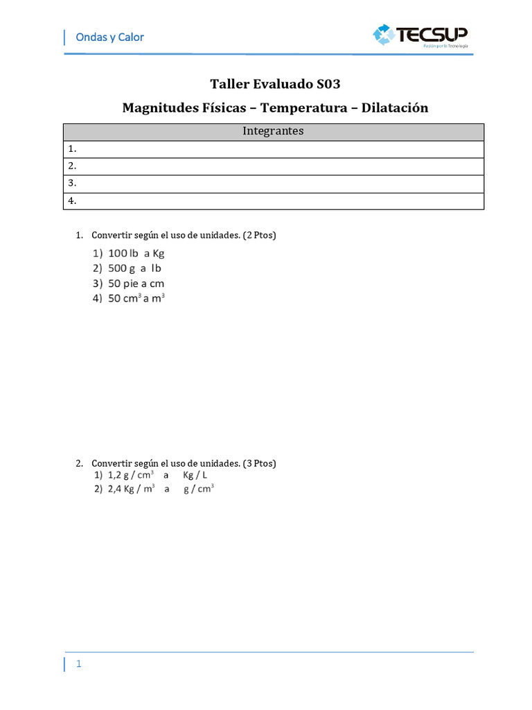 Taller EVA - S03 - OC - 2023 - 1 | PDF | Ciencia y matemáticas