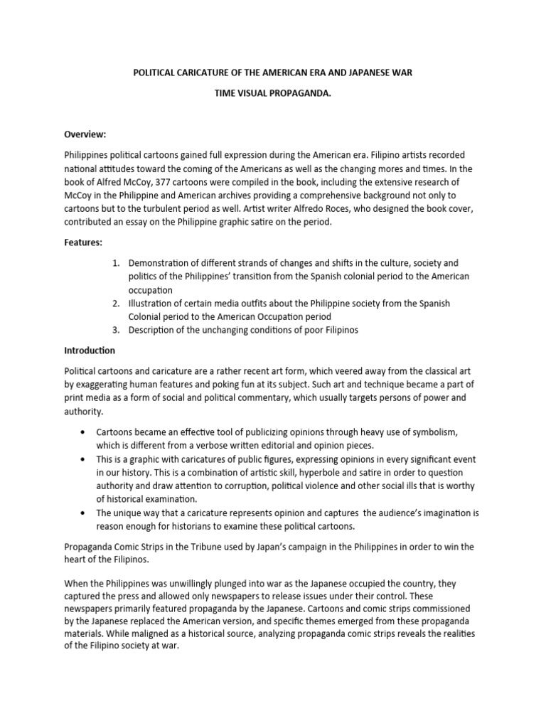 G12-History-Report_POLITICAL-CARICATURE-OF-THE-AMERICAN-ERA-AND ...