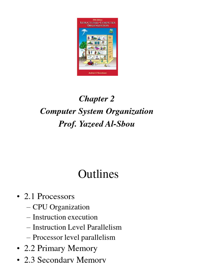 Organization Ch 2 | PDF | Central Processing Unit | Random Access Memory