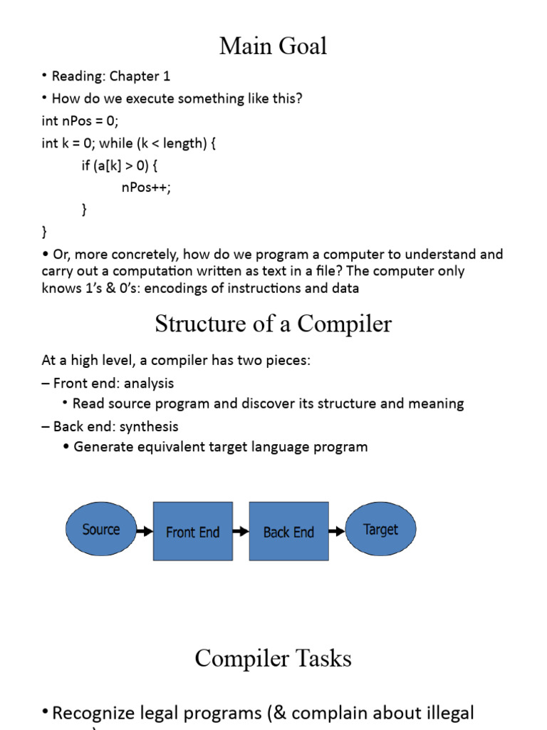 Introduction To Compilers | PDF | Compiler | Parsing