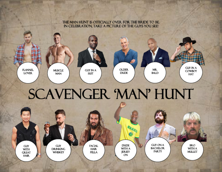 Scavenger Hunt for Groomsmen Photos | PDF