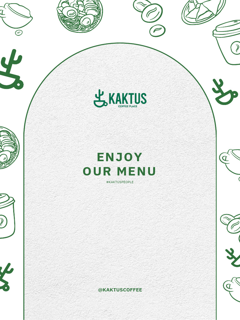 Menu Kaktus Coffee | PDF | Coleslaw | Food And Drink Preparation