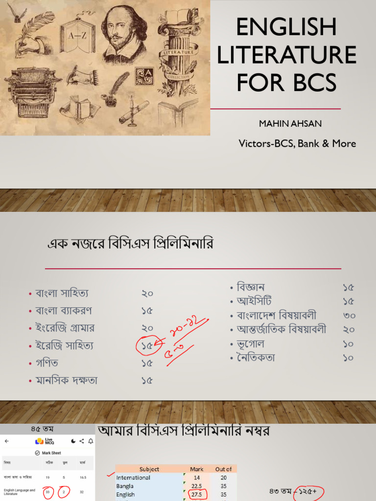 English Literature For BCS | Download Free PDF | English Literature