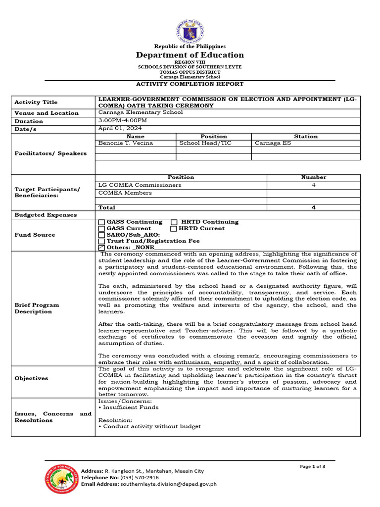 ACR-LG-COMEA-Oath-Taking | PDF