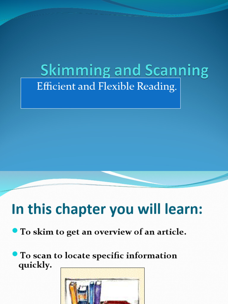 Mastering Skimming and Scanning Techniques | PDF | Speed Reading ...