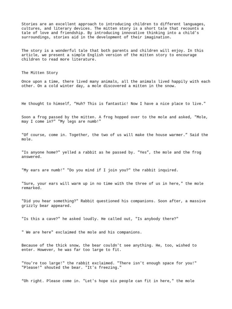 story_3 | PDF | Thought | Narrative