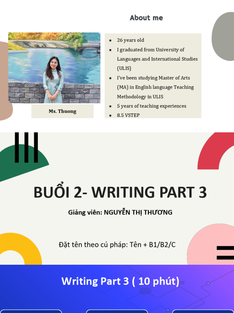 BU I 2 - Writing P3 | PDF