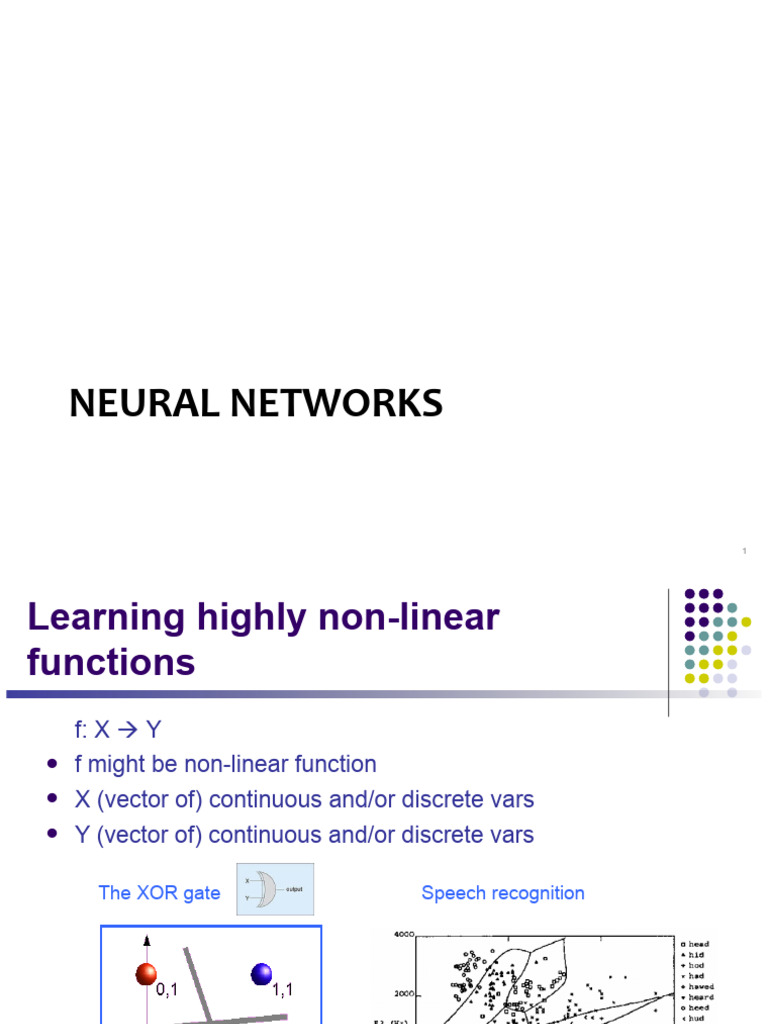 Lecture15 Neural Nets | PDF | Deep Learning | Applied Mathematics