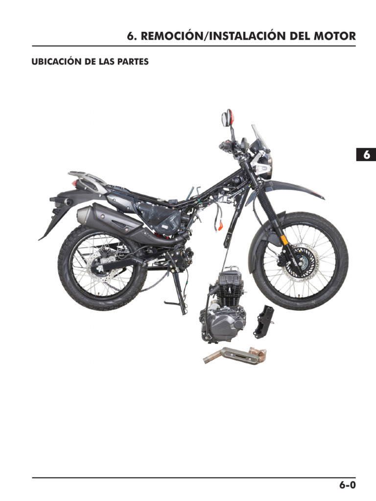 06 - REMOCIÓN - INSTALACIÓN DEL MOTOR Hero Xpulse 200 | PDF | Tuerca (Hardware) | Embrague