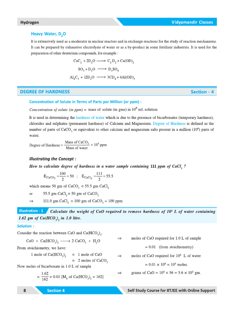 Hydrogen Section 4 | PDF