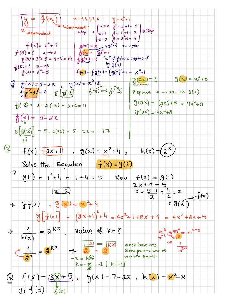 Mustafa Maths Functions | PDF
