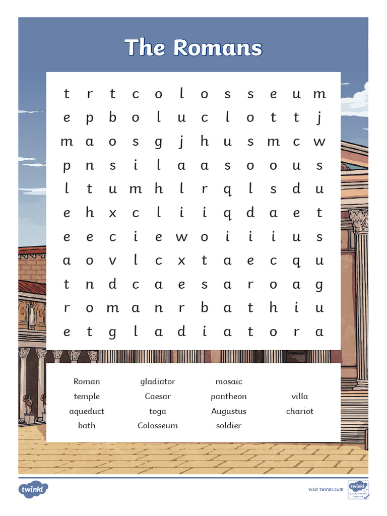 t2 H 188 The Romans Word Search Ver 4 | PDF