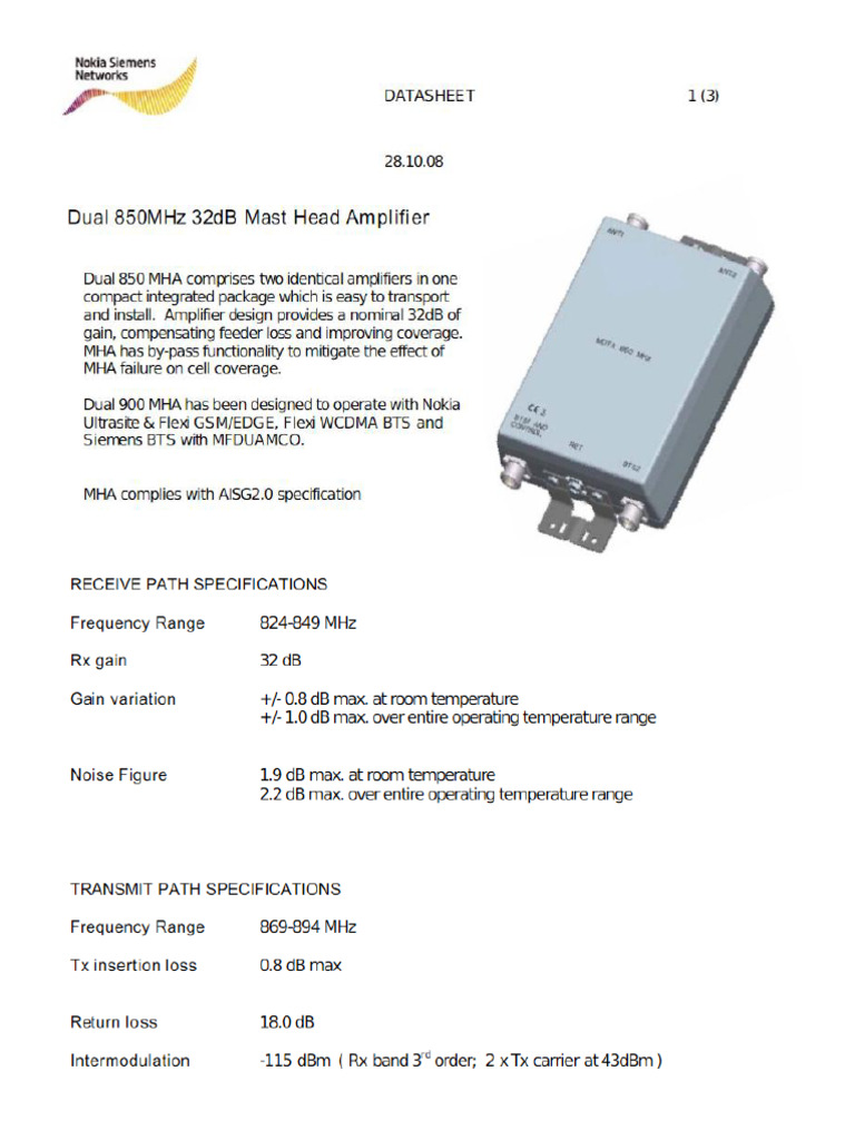 Mdta - Mha Dual Band - NSN | PDF