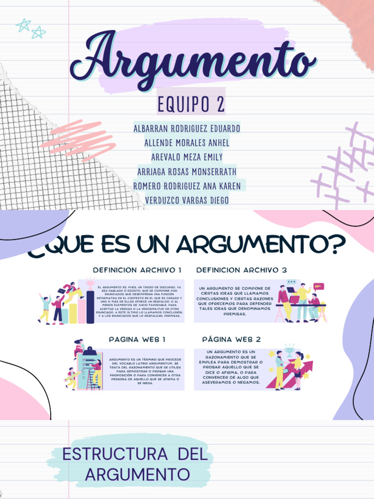 Definición y Estructura del Argumento | PDF | Argumento | Razonamiento ...