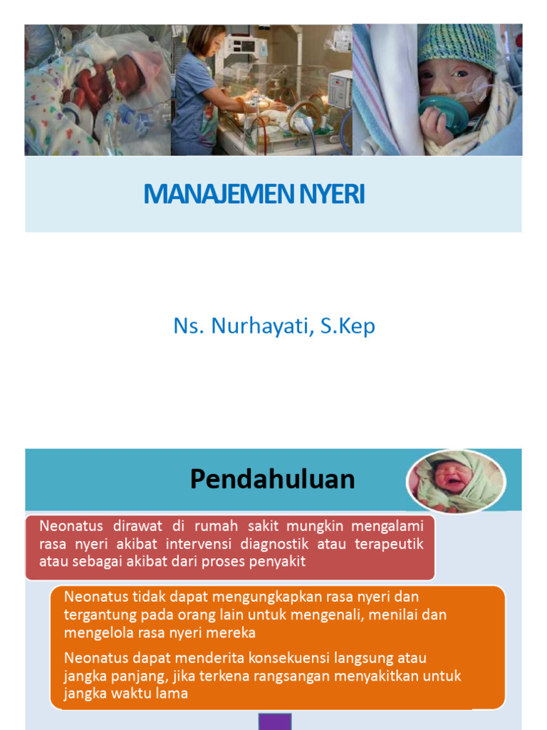 Manajemen Nyeri pada Neonatus | PDF