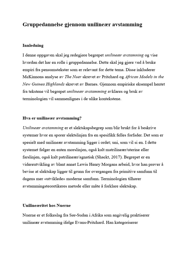 Obligatorisk Oppgave | PDF