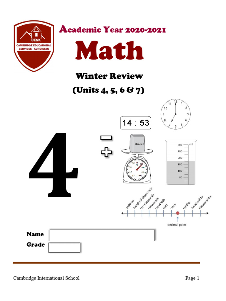 Cambridge Math Winter Review 2020-2021 | PDF | Shape | Polytopes