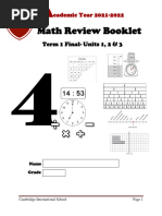 Stage 4 Progression Test Math 2023 Paper 1 | PDF | Mathematics