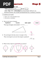 Stage 3 Progression Test Math 2020 Paper 1 | PDF