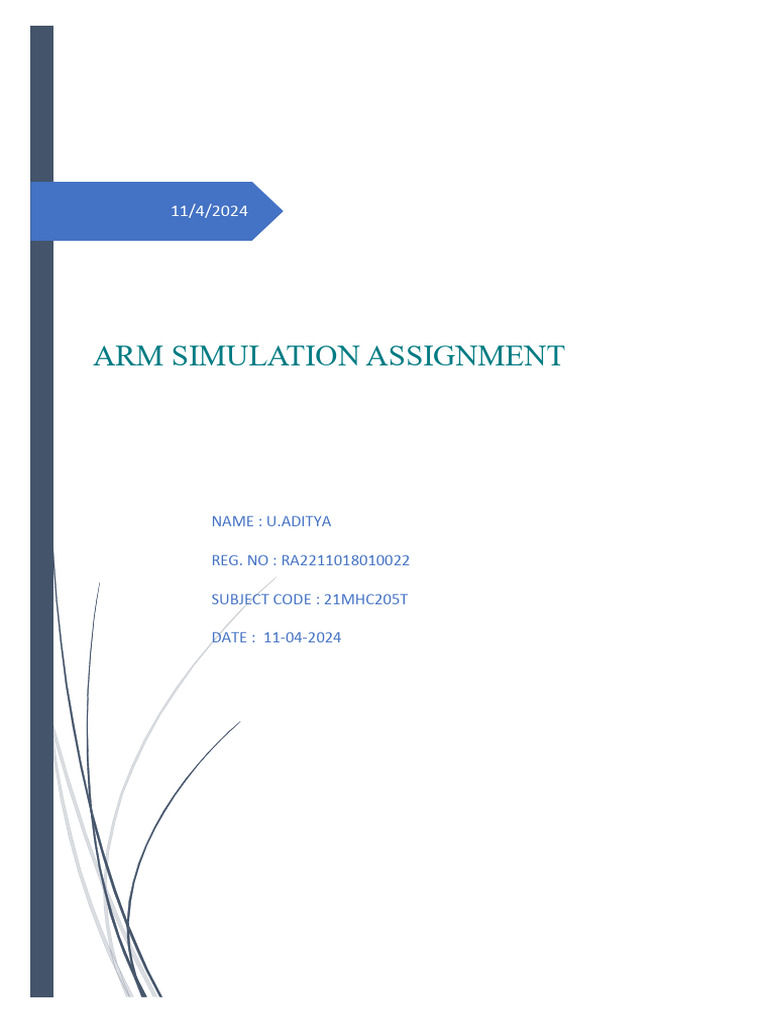 ARM Simulation Programming Guide | PDF