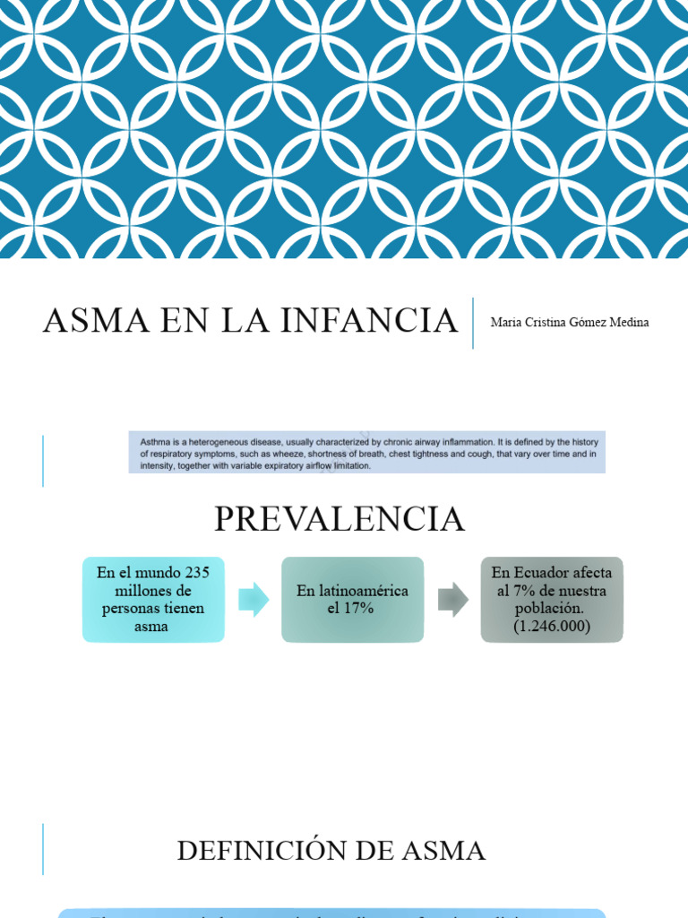 Asma en la Infancia: Diagnóstico y Manejo | PDF | Asma | Alergia