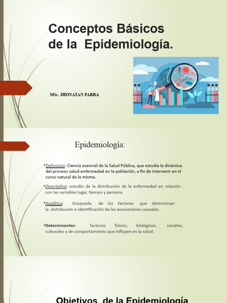 Definicion y Conceptos Basicos | PDF | Epidemiología | Método científico