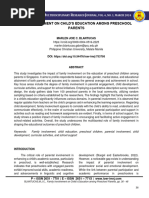 Filipino Parental Involvement Review | PDF