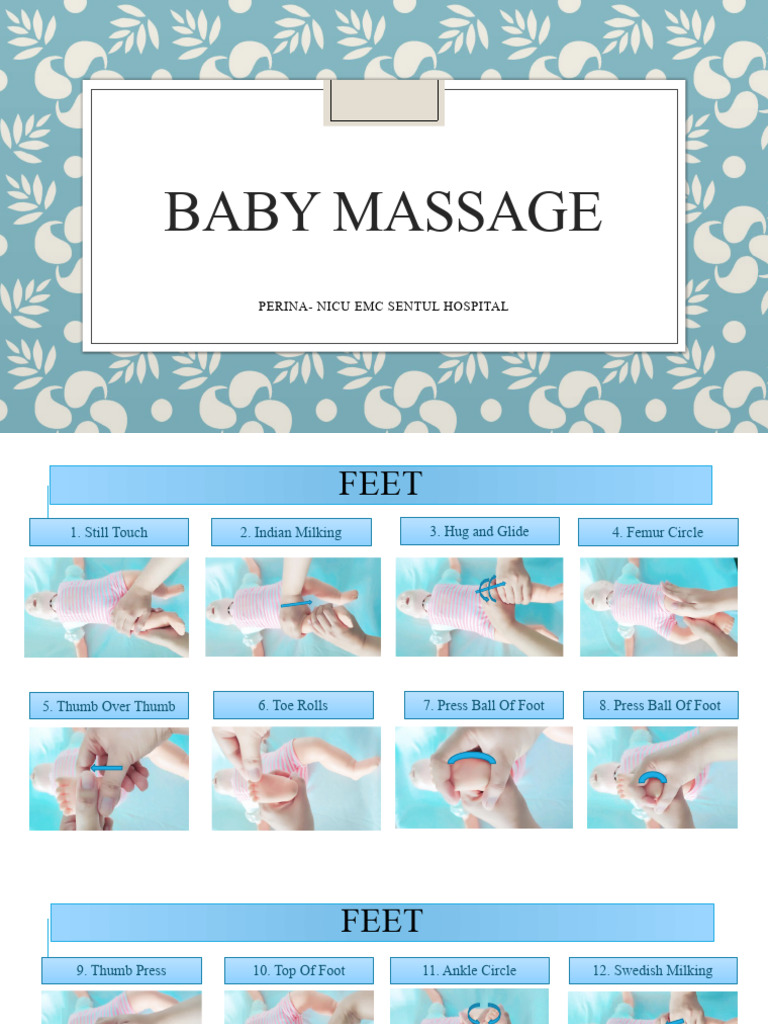Flip Chart Baby Massage | PDF | Wellness