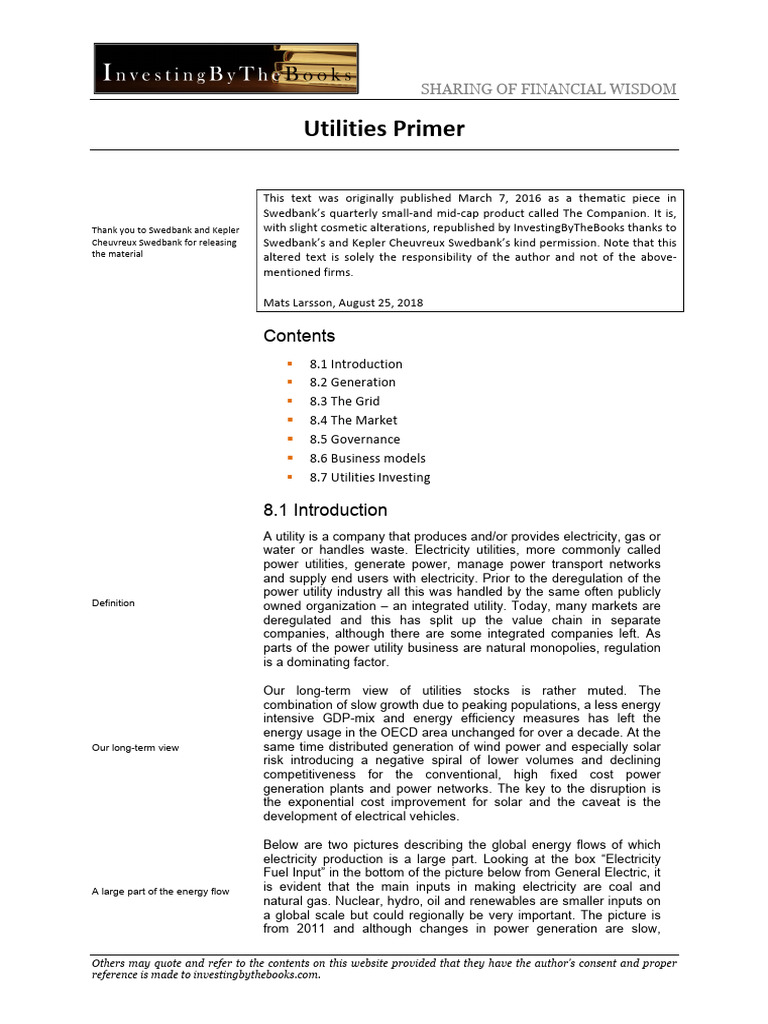 Utilities Primer Pdf Nuclear Reactor Pressurized Water Reactor