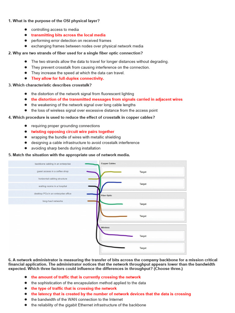 CCNA 1 v7 Modules 4 - 7 - Ethernet Concepts Exam Answers | PDF | Computer Network | Ethernet