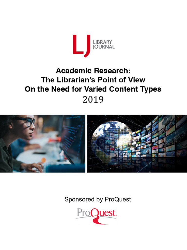 Whitepaper LJ Acadcollectionsresearch | PDF | Librarian | Libraries