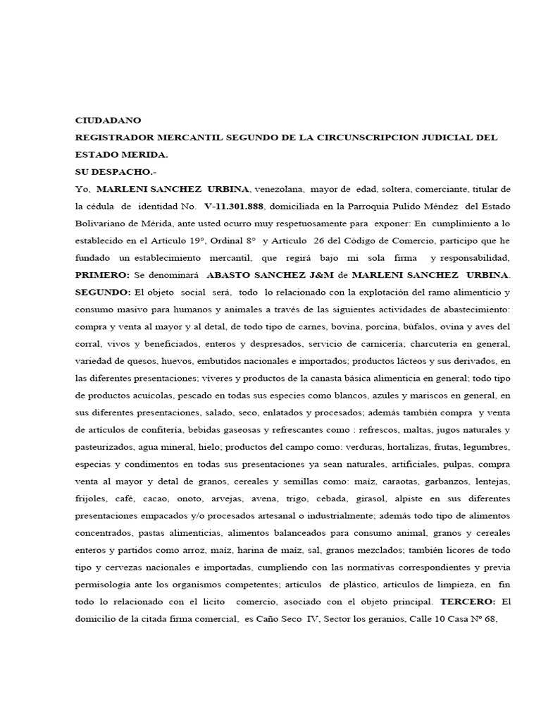 Abasto Sanchez J&M Viveres en General | PDF | Alimentos | Carne