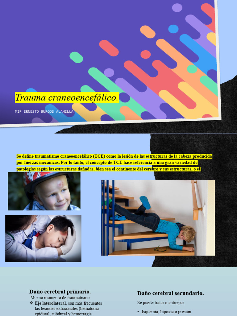 Tce E Intoxicaciones Pdf Lesión Cerebral Traumática Enfermedades