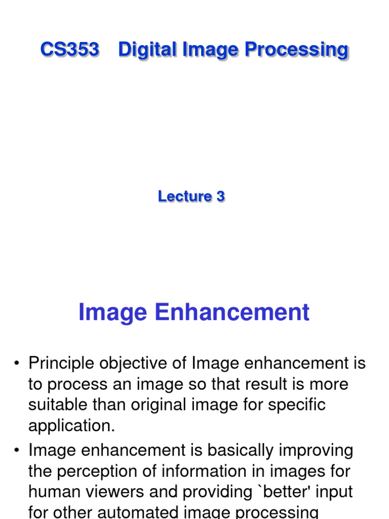 4 14755 CS213 20172018 1 2 1 Lecture 3 | PDF | Image Editing | Digital ...