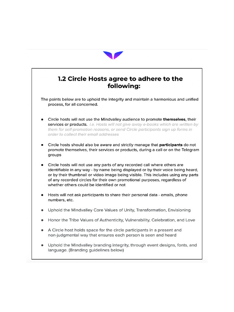 Hosting Guidelines | PDF