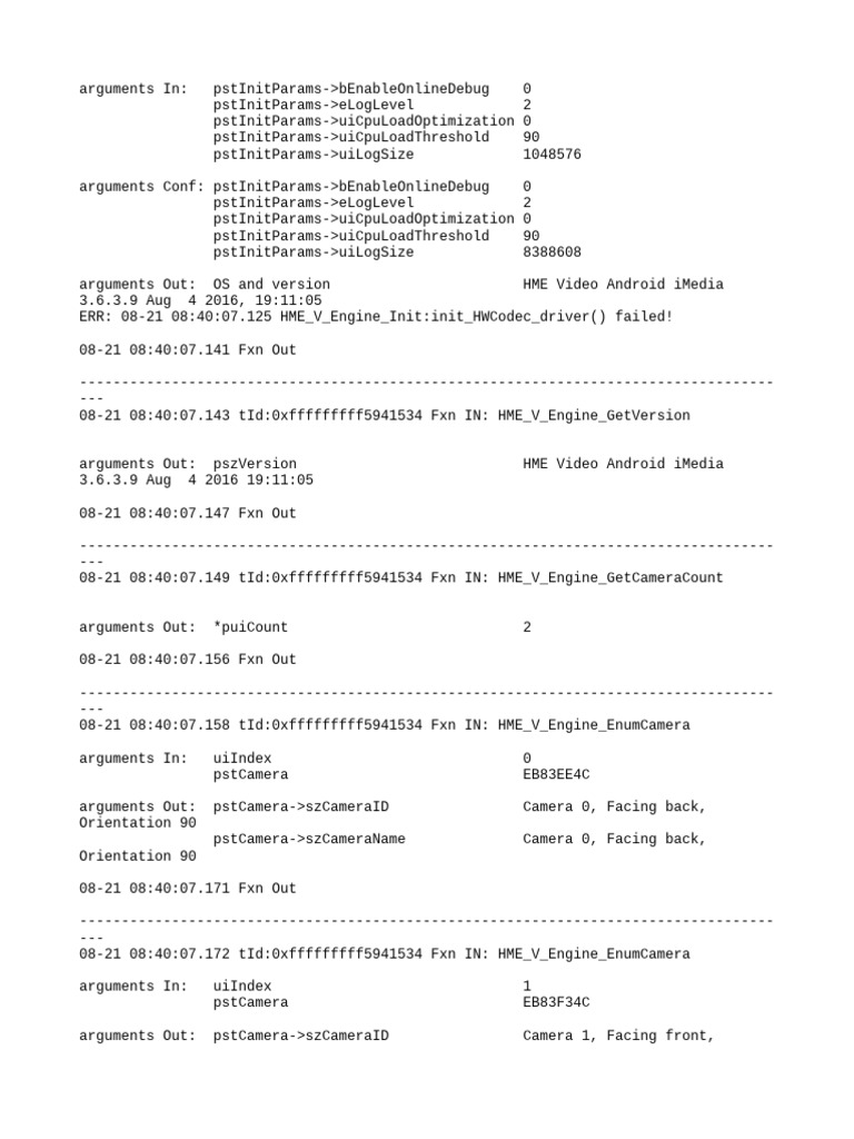 Hme V Log Api | PDF | Mobile Computers | Embedded Linux Distributions