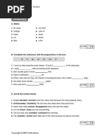 English Plus 2 Unit 1 Standard Test A | PDF